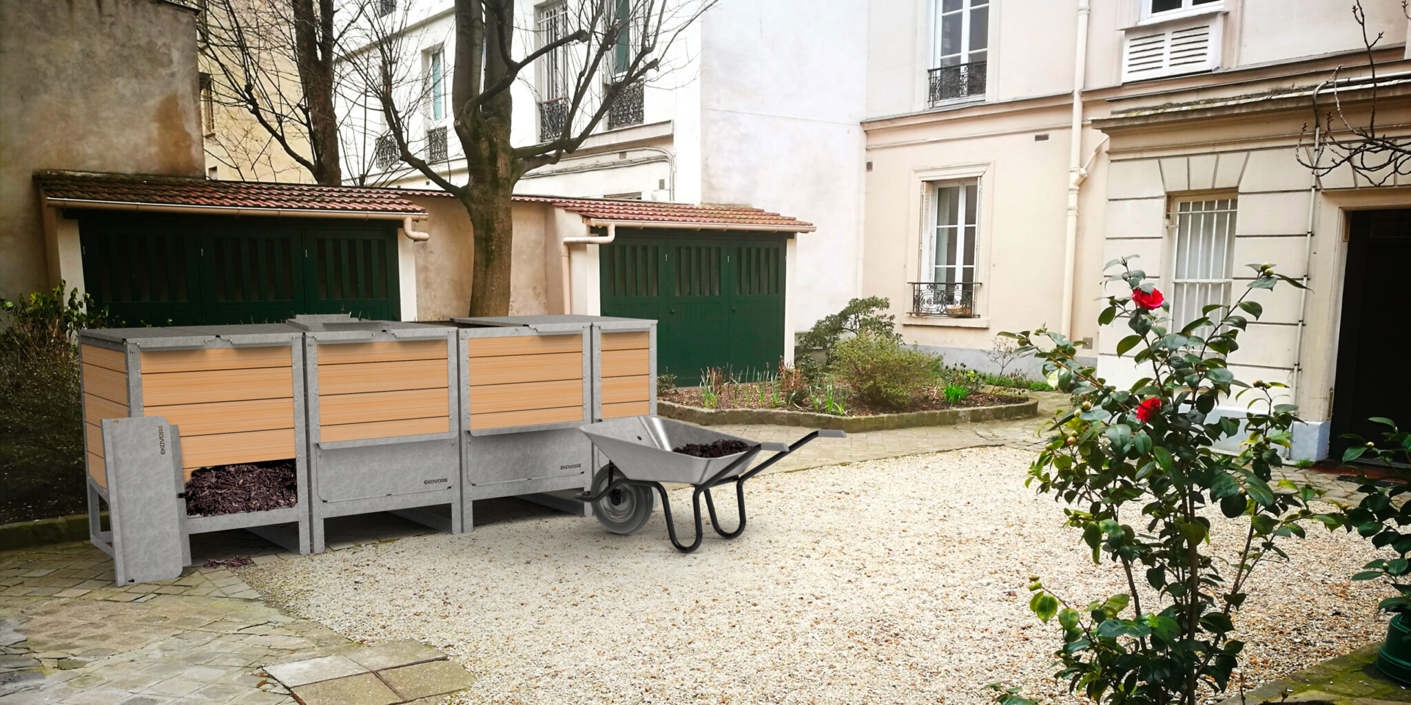 Composteur collectif modulaire | Ekovore